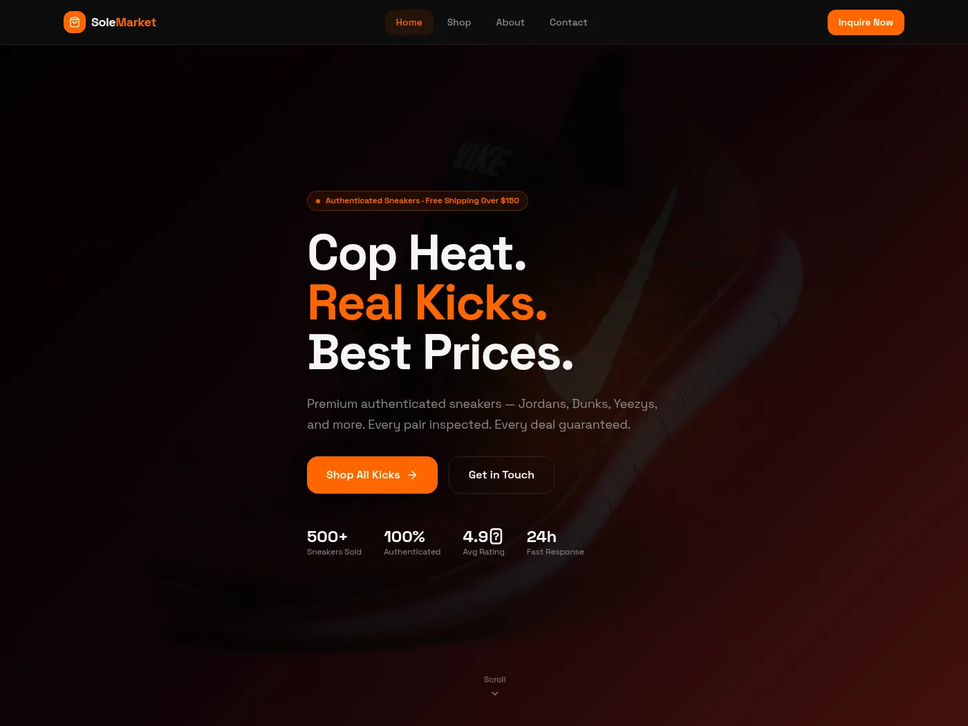 Sneaker Sell Site