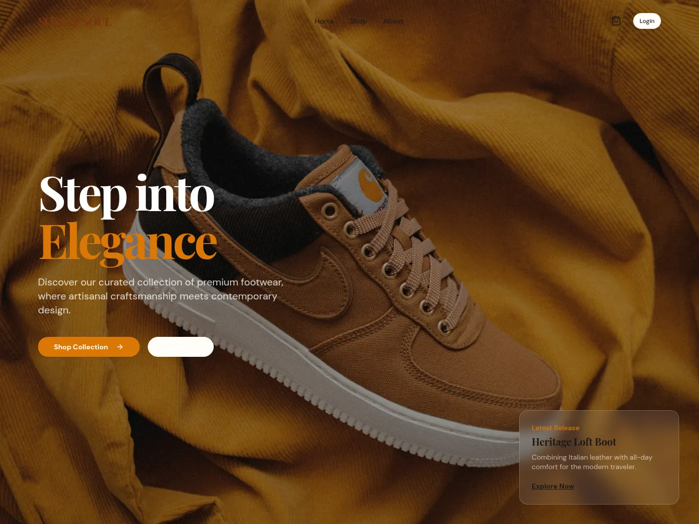 ShoeBrand Web Platform