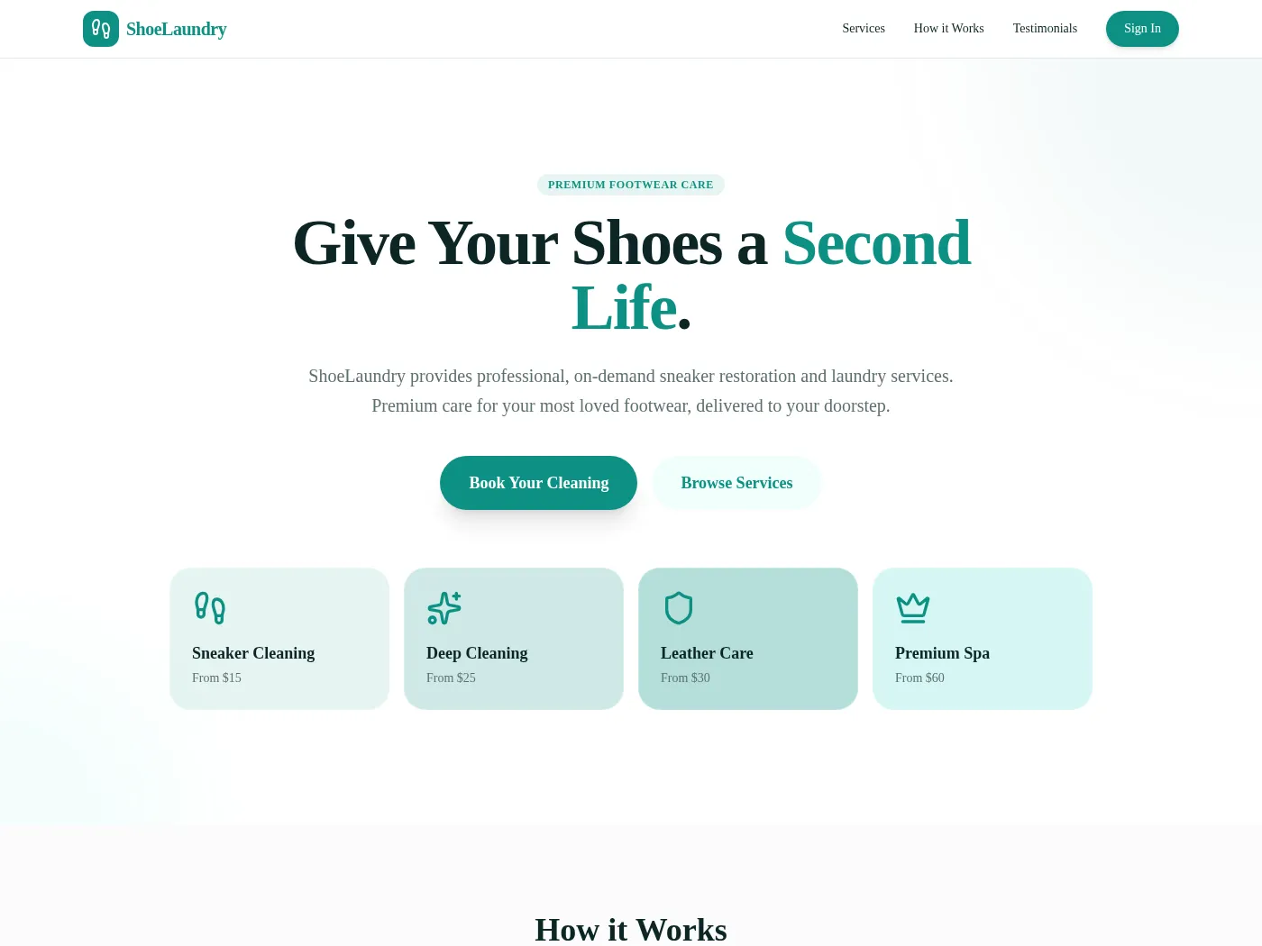 ShoeLaundry Platform