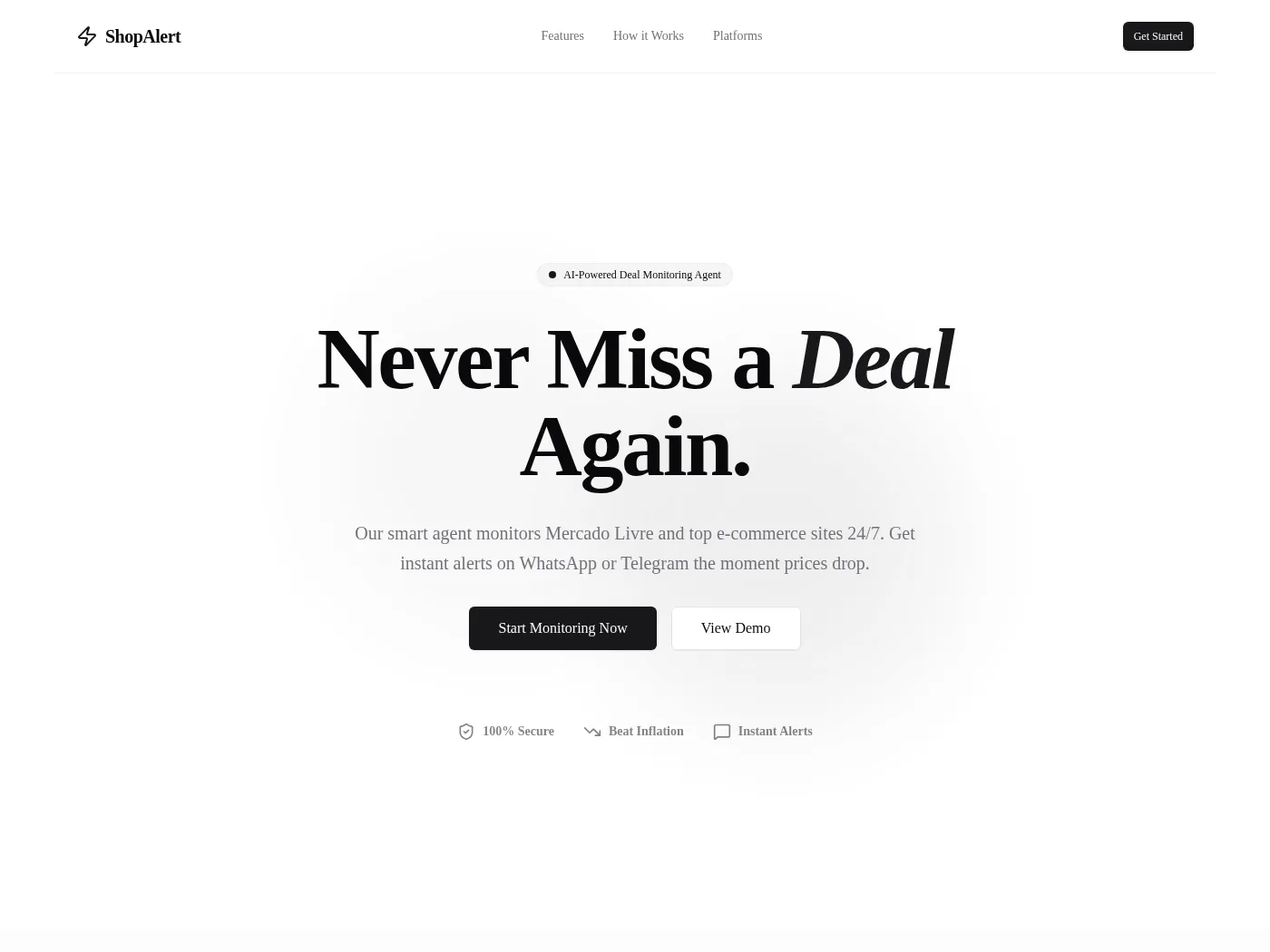 Shop Alert Bot