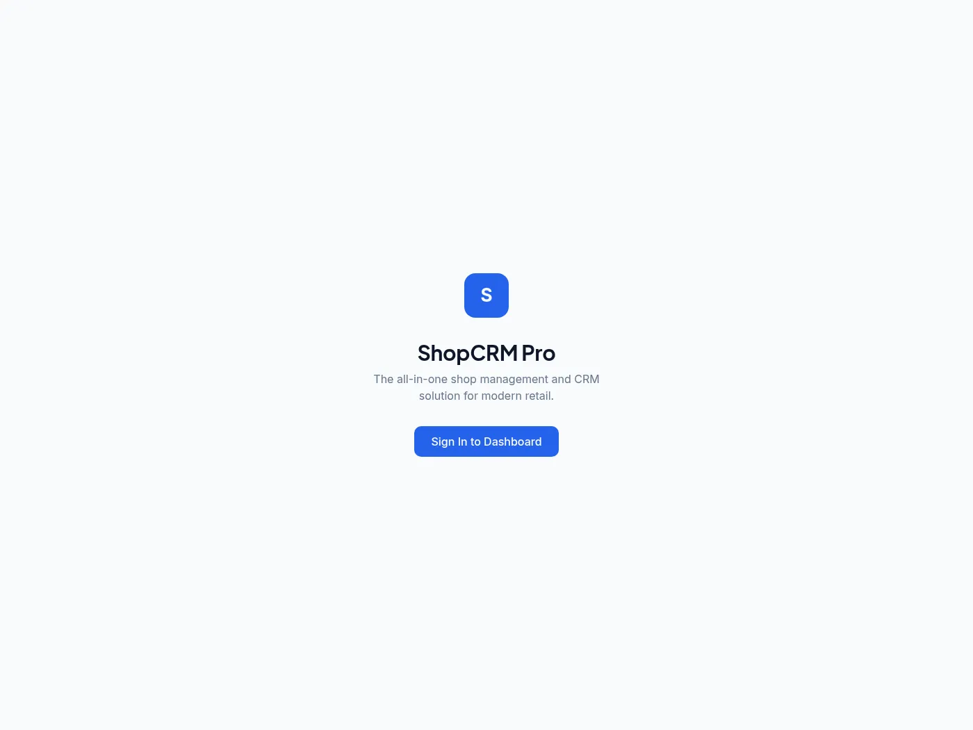 ShopCRM Pro