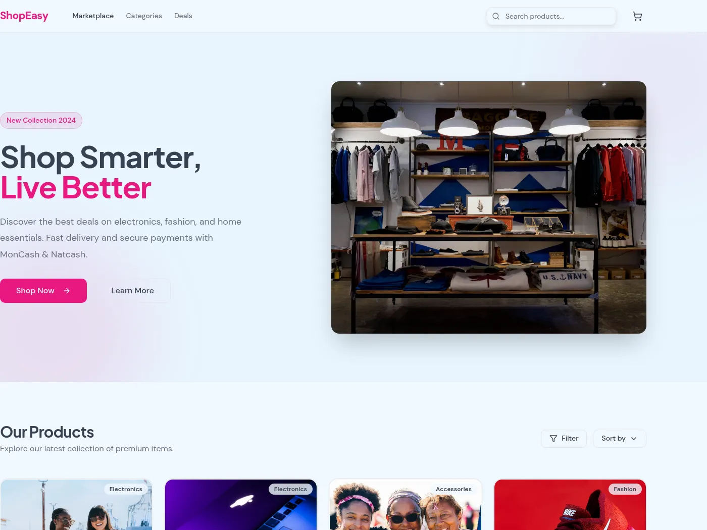 ShopEasy Marketplace