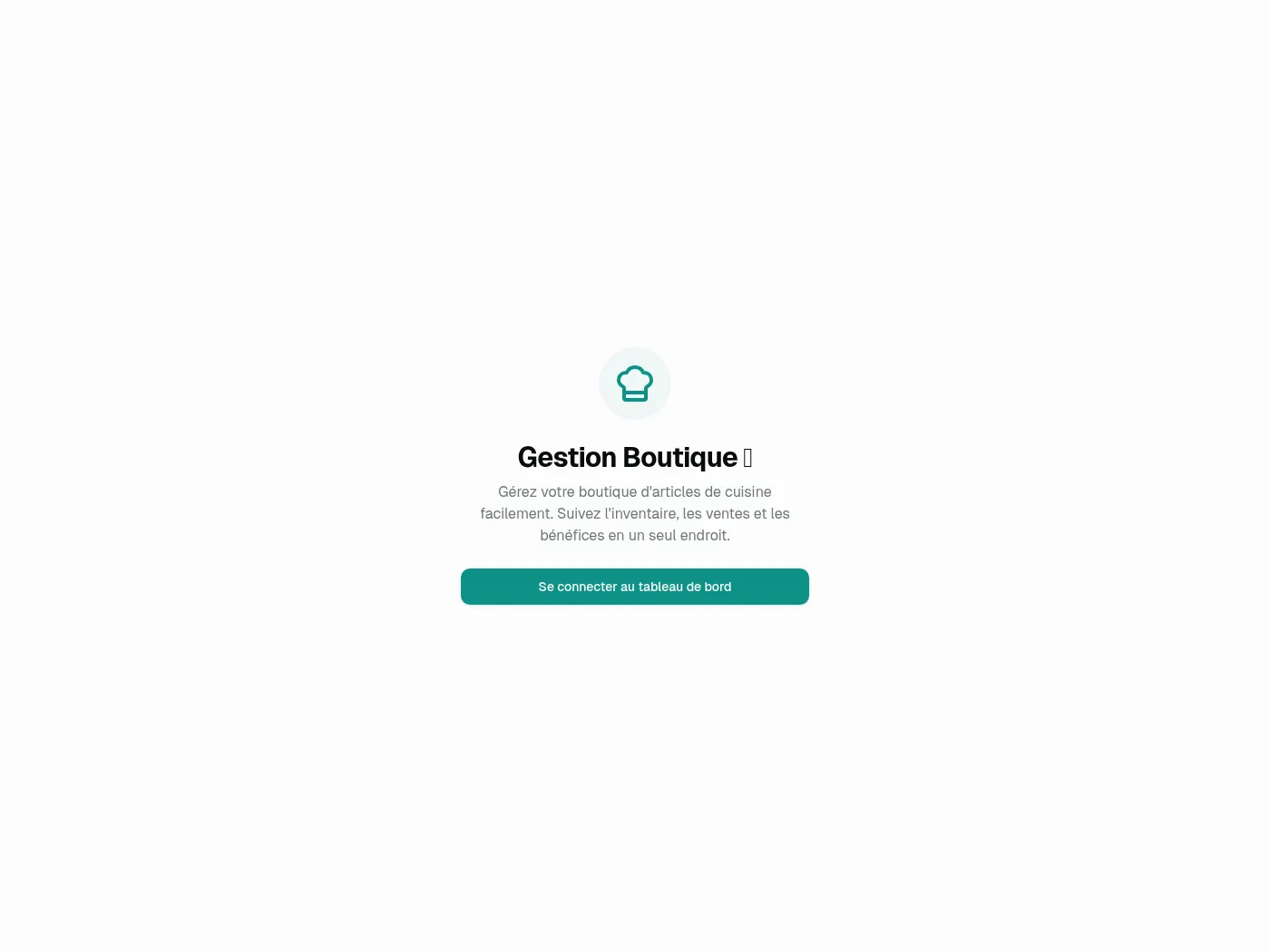 Simple Shop Manager