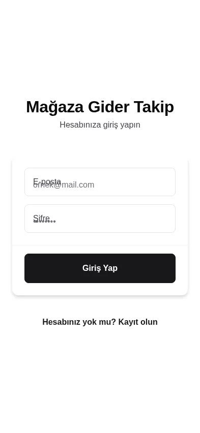 Shop Expense Tracker