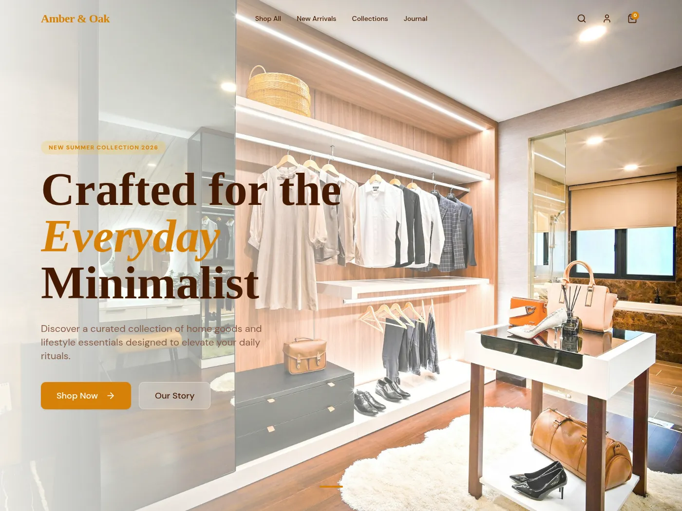 Shop Landing Page