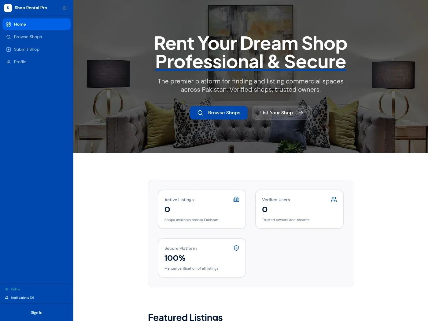 Shop Rental Pro