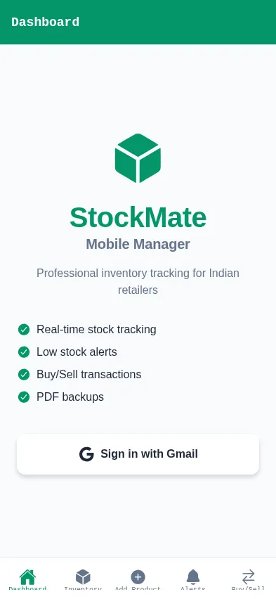 StockMate Mobile Manager