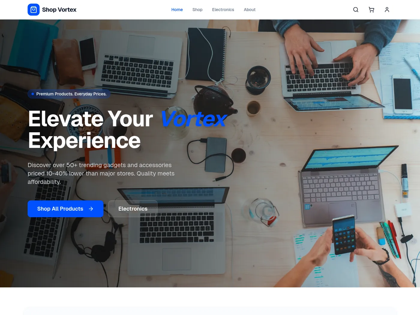 Shop Vortex E-Commerce