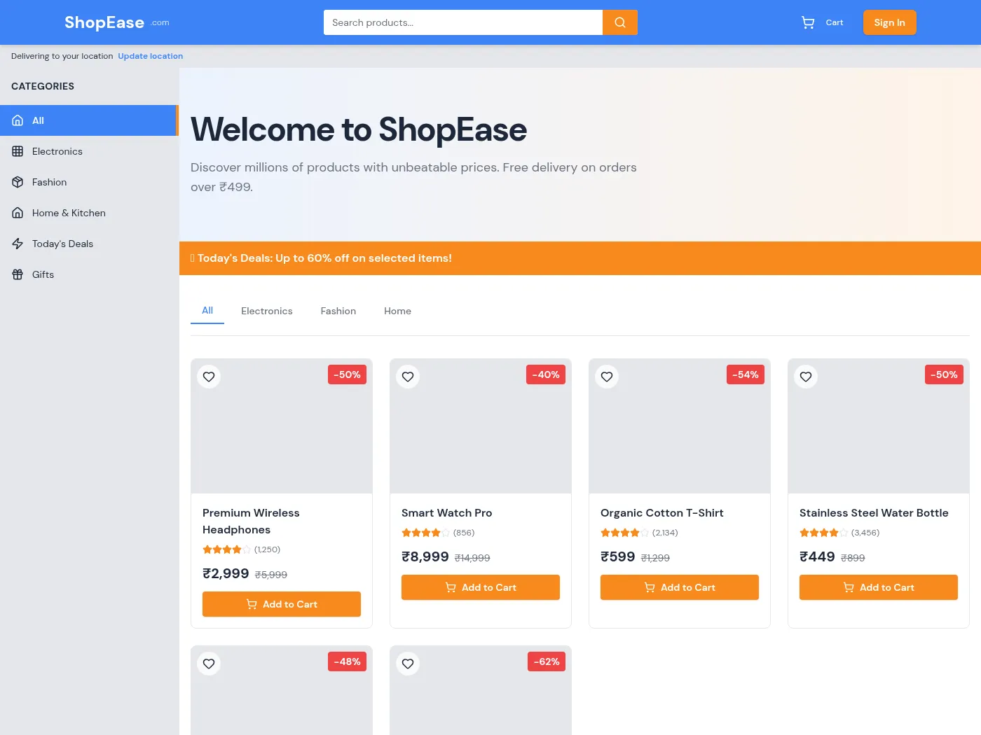 ShopEase Clone