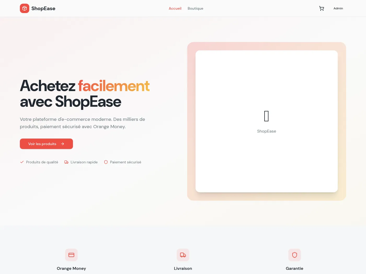 ShopEase Platform