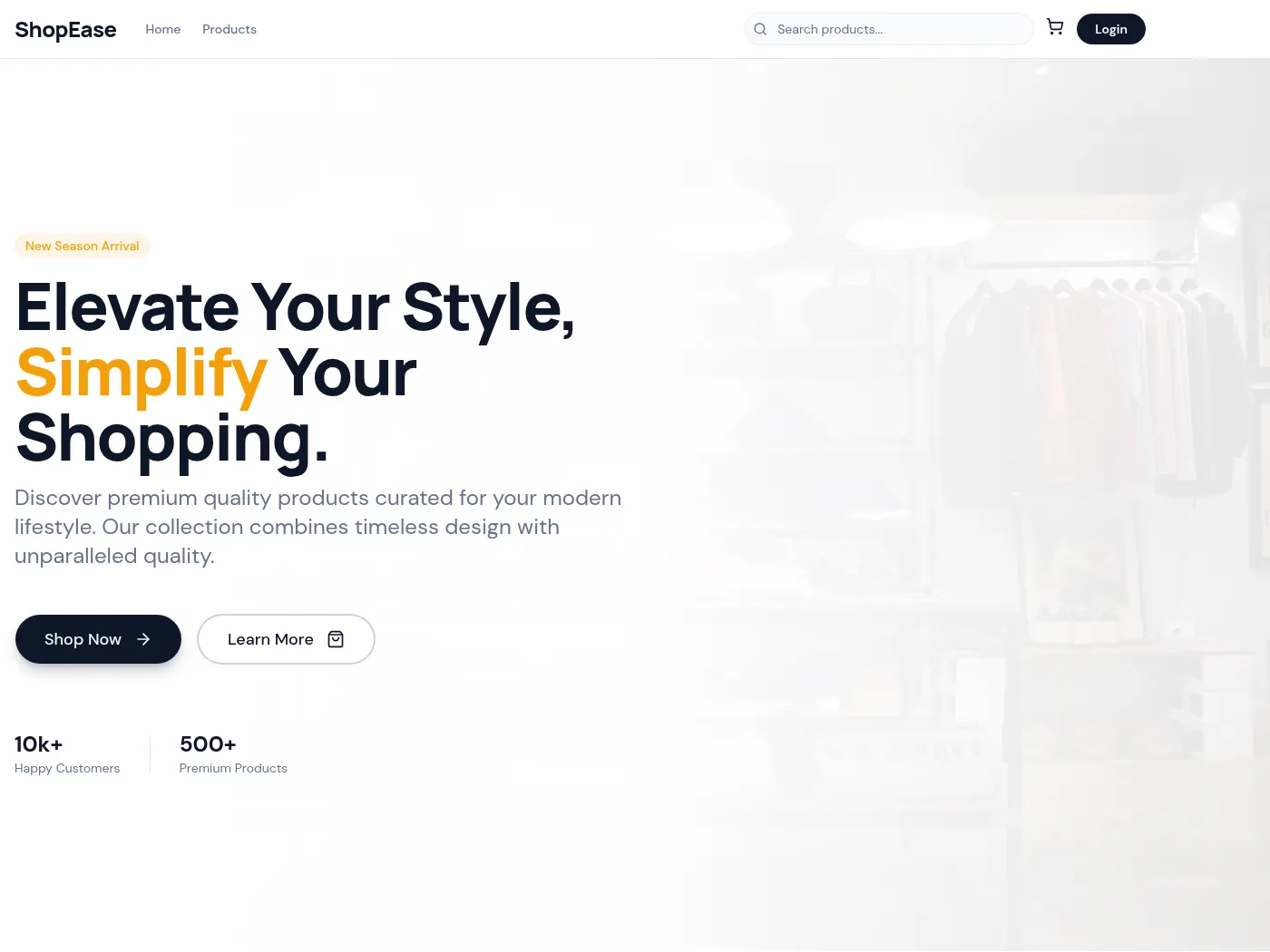 ShopEase Online Store