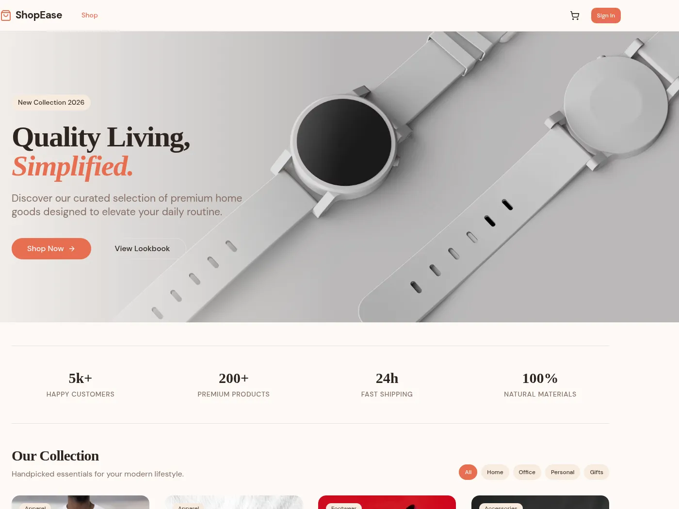 ShopEase Web App