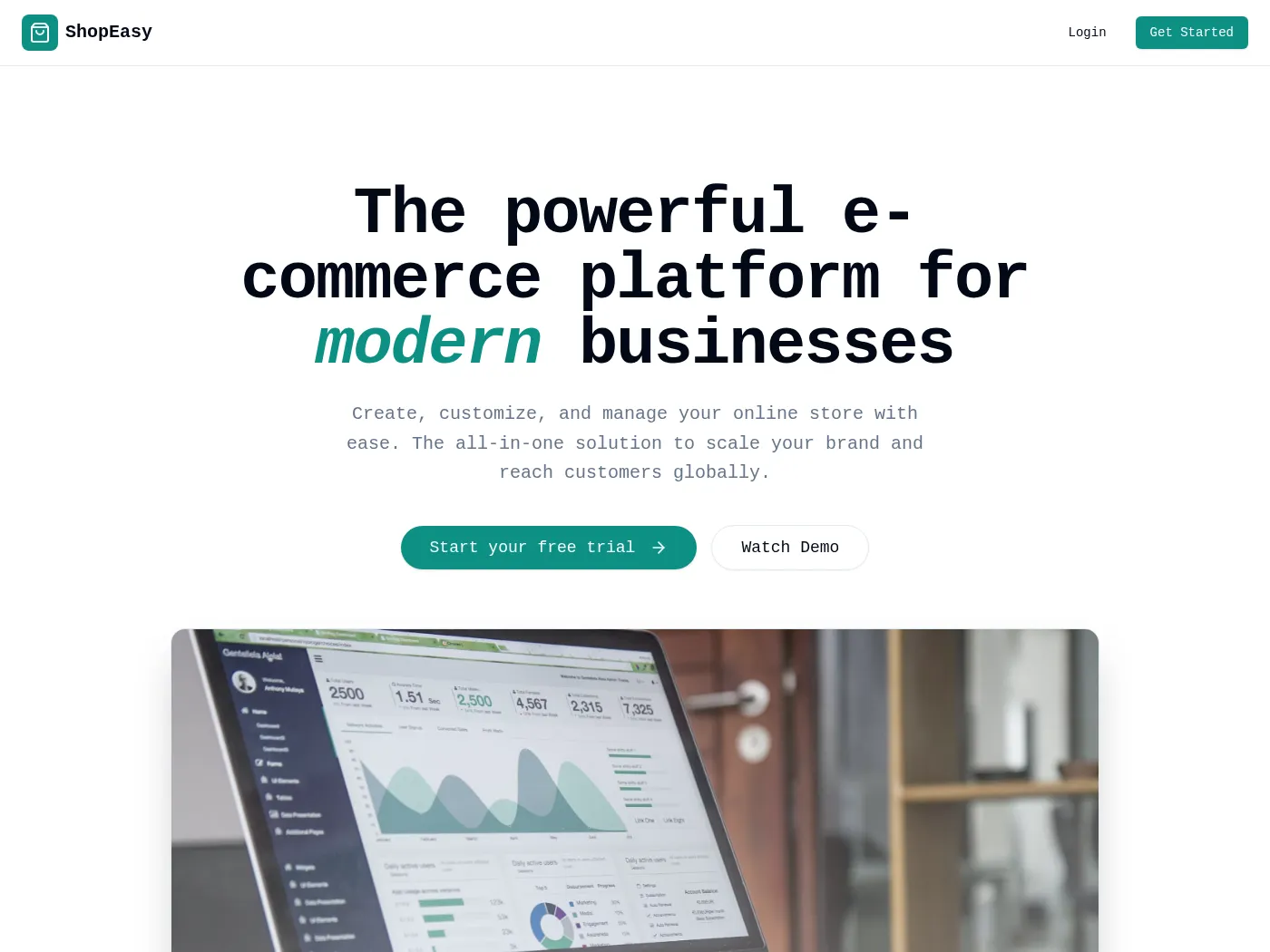 ShopEasy Commerce