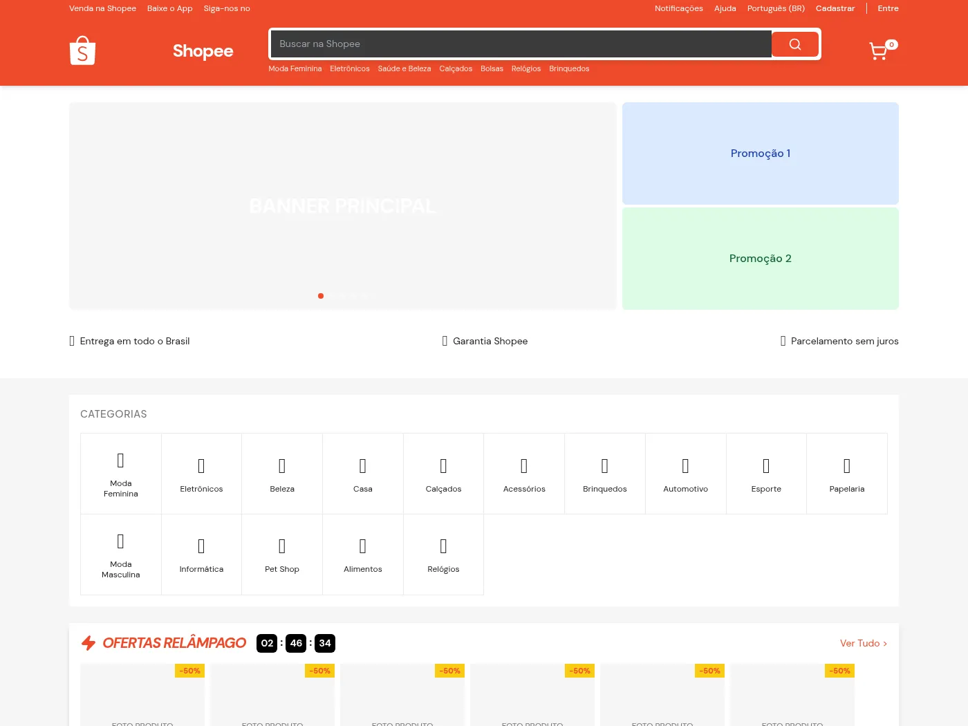 Shopee Clone Web