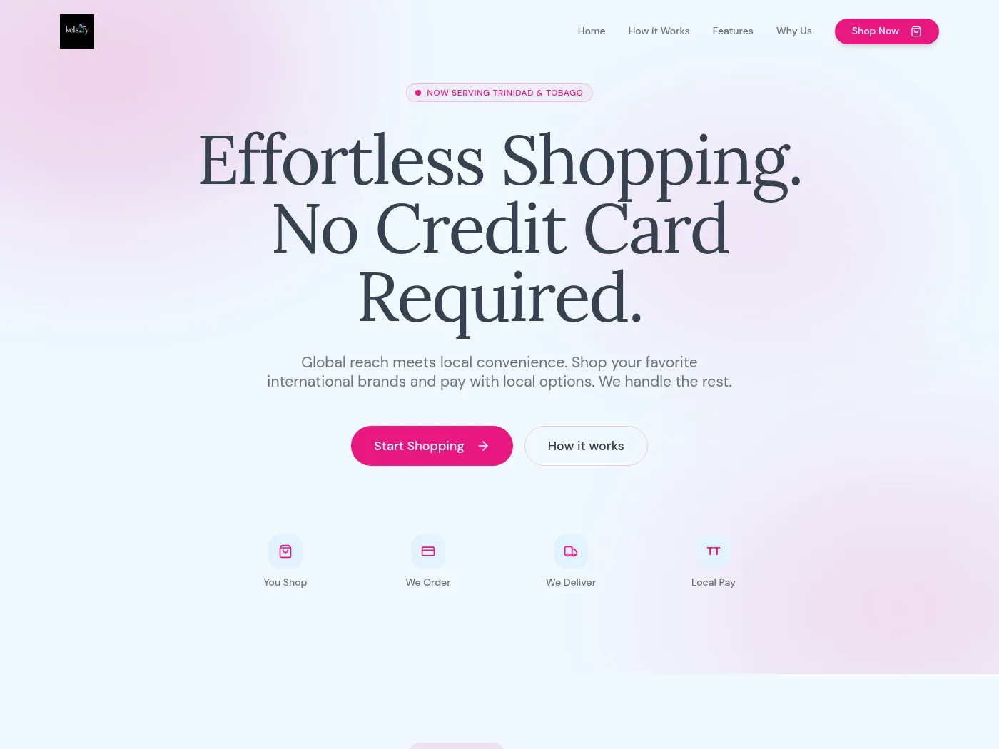 ShopEZ Landing Page