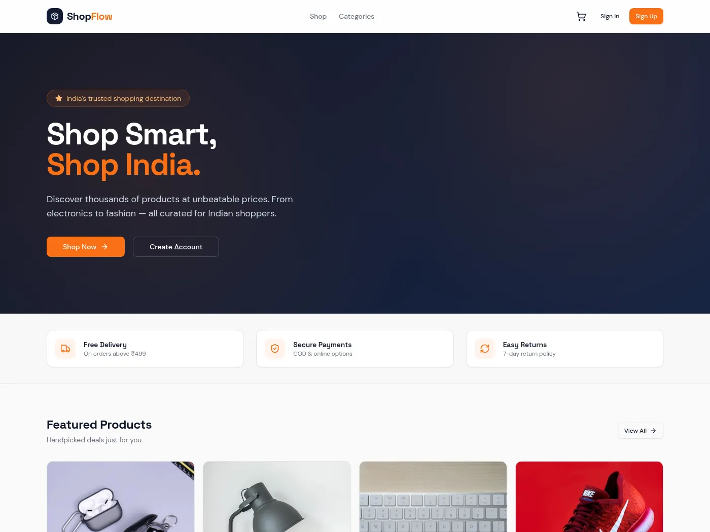 ShopFlow E-Commerce Platform