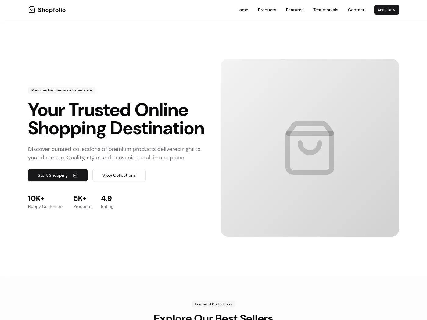 Shopfolio Web Presence