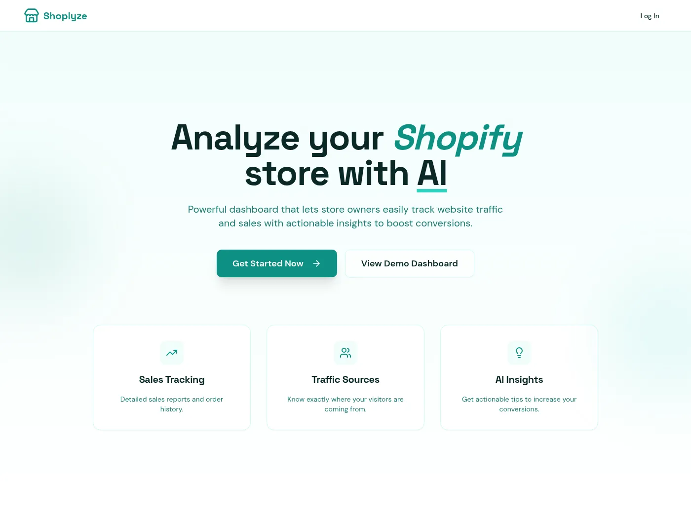 Shoplyze Analyzer