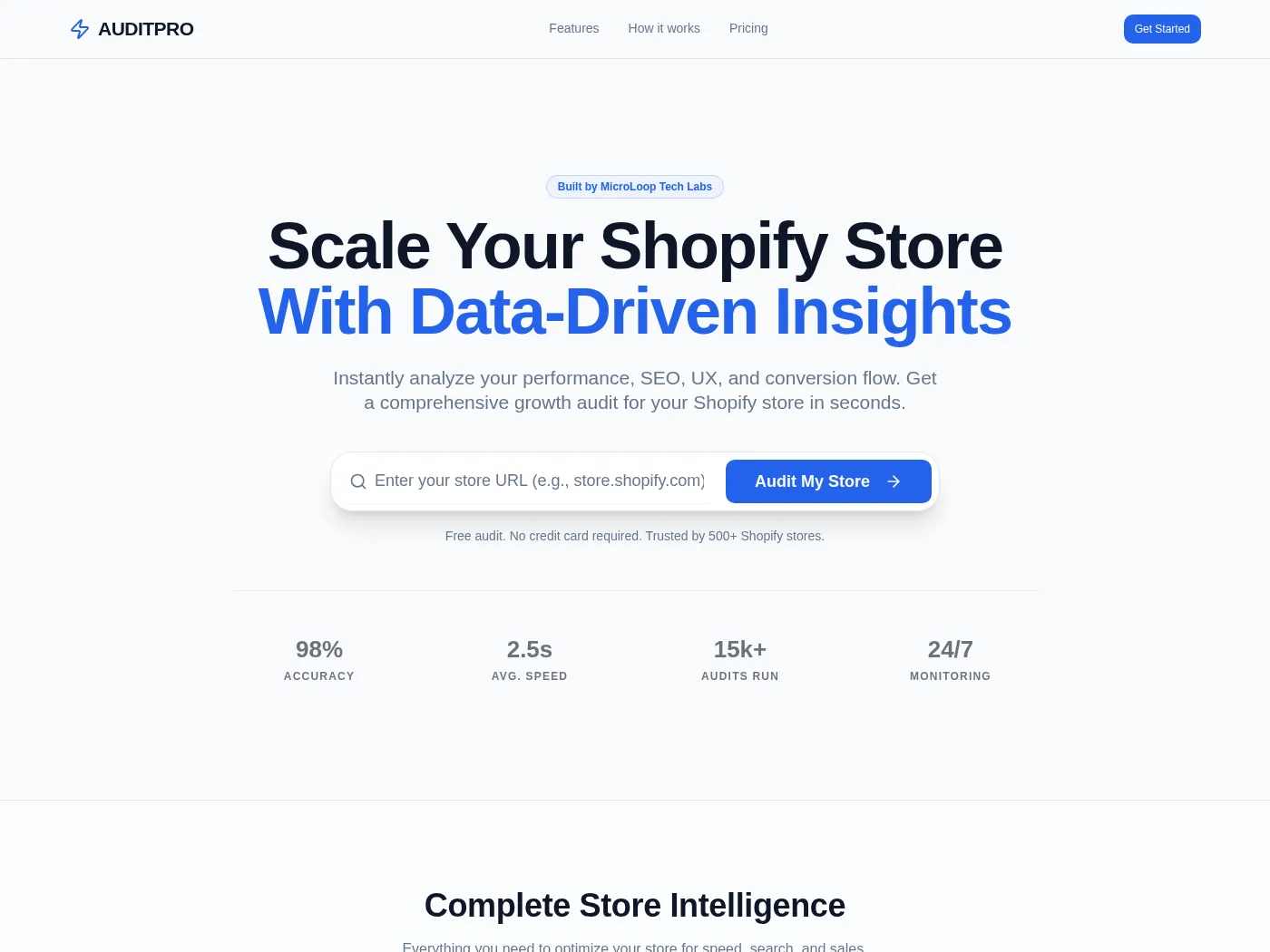 Shopify Growth Audit Pro