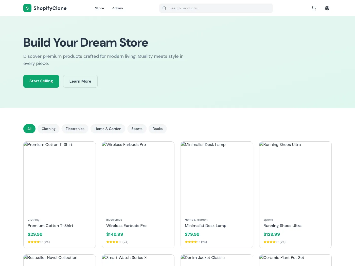 Shopify Clone
