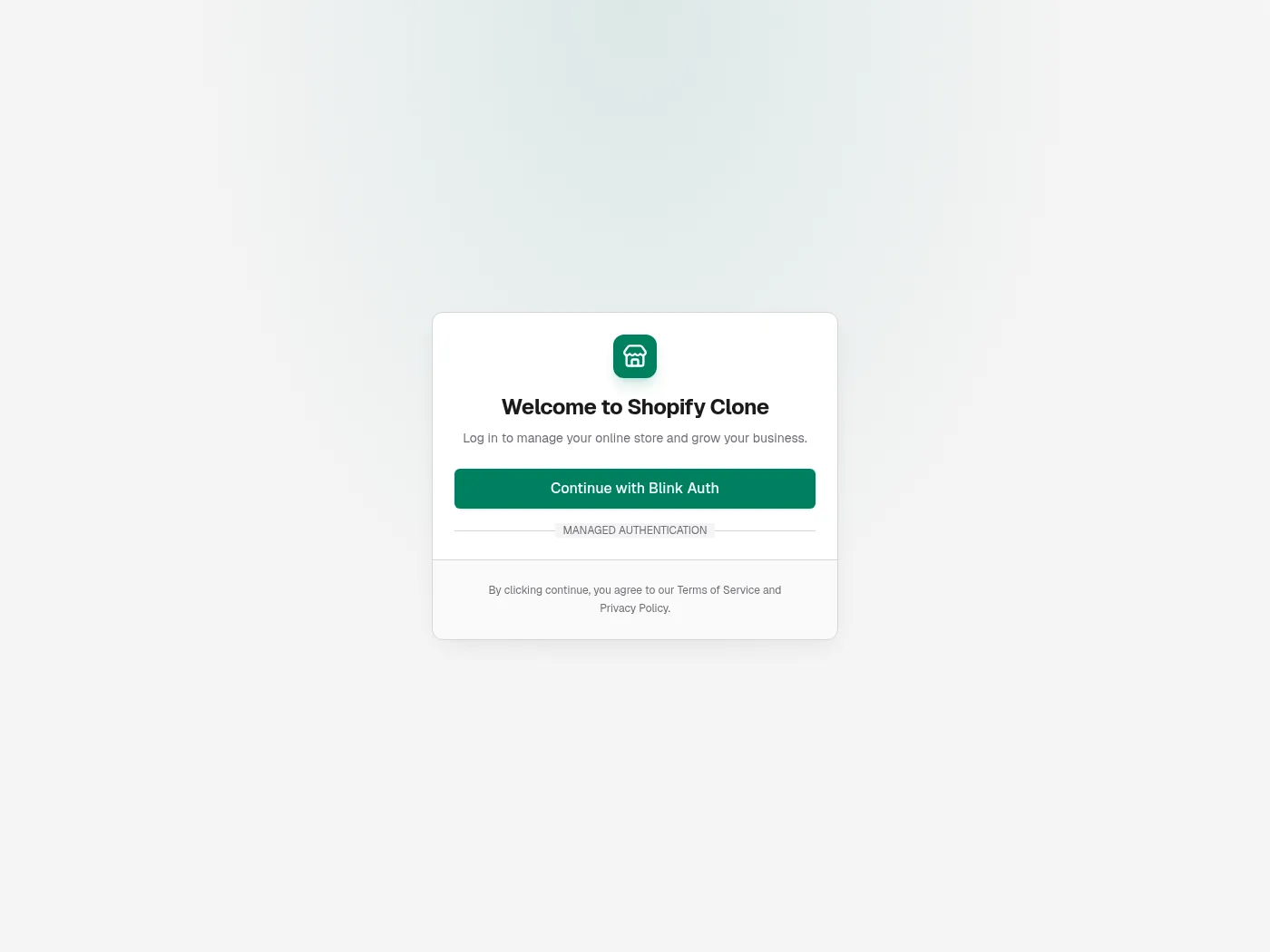 Shopify Clone Platform