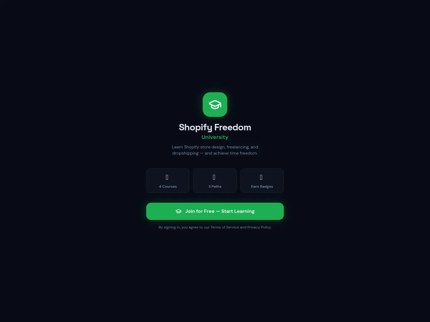 Shopify Freedom University