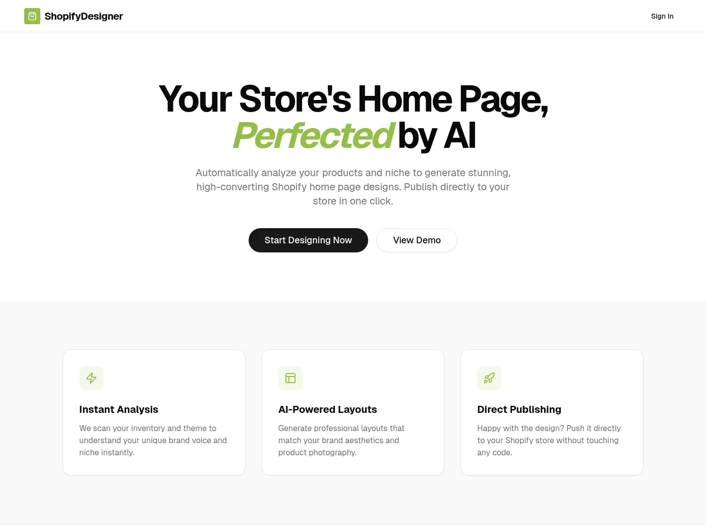 Shopify Home Designer