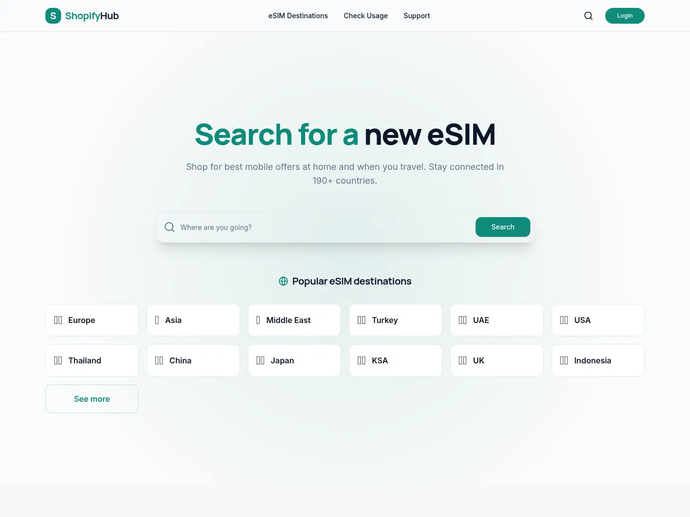 Shopify Mobile Hub