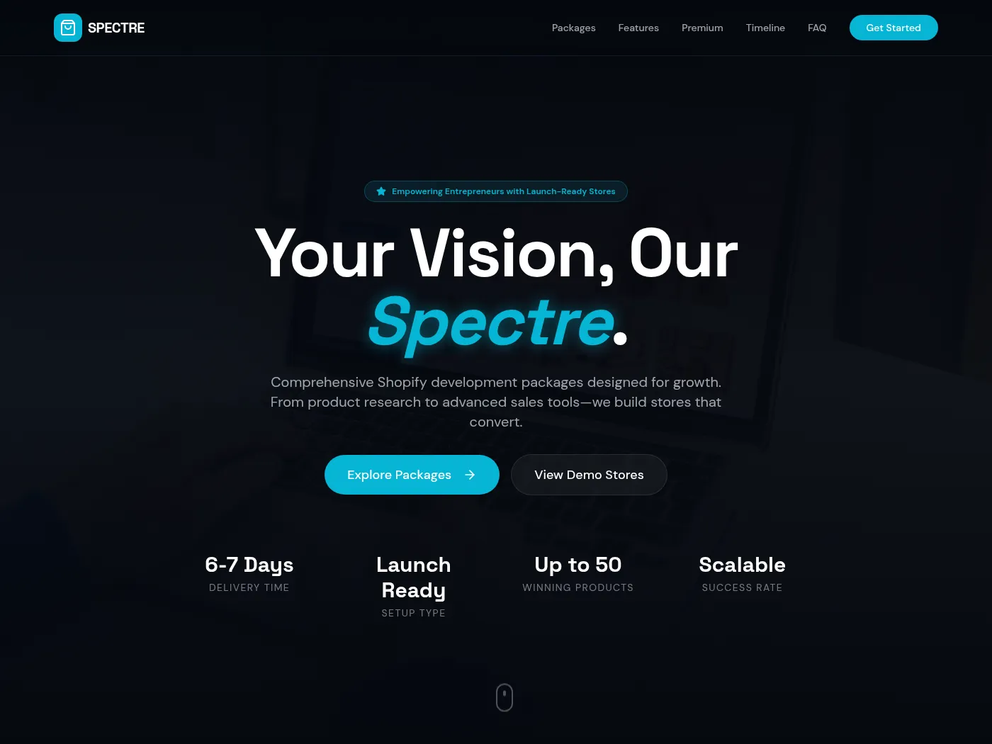 Spectre Shopify Packages