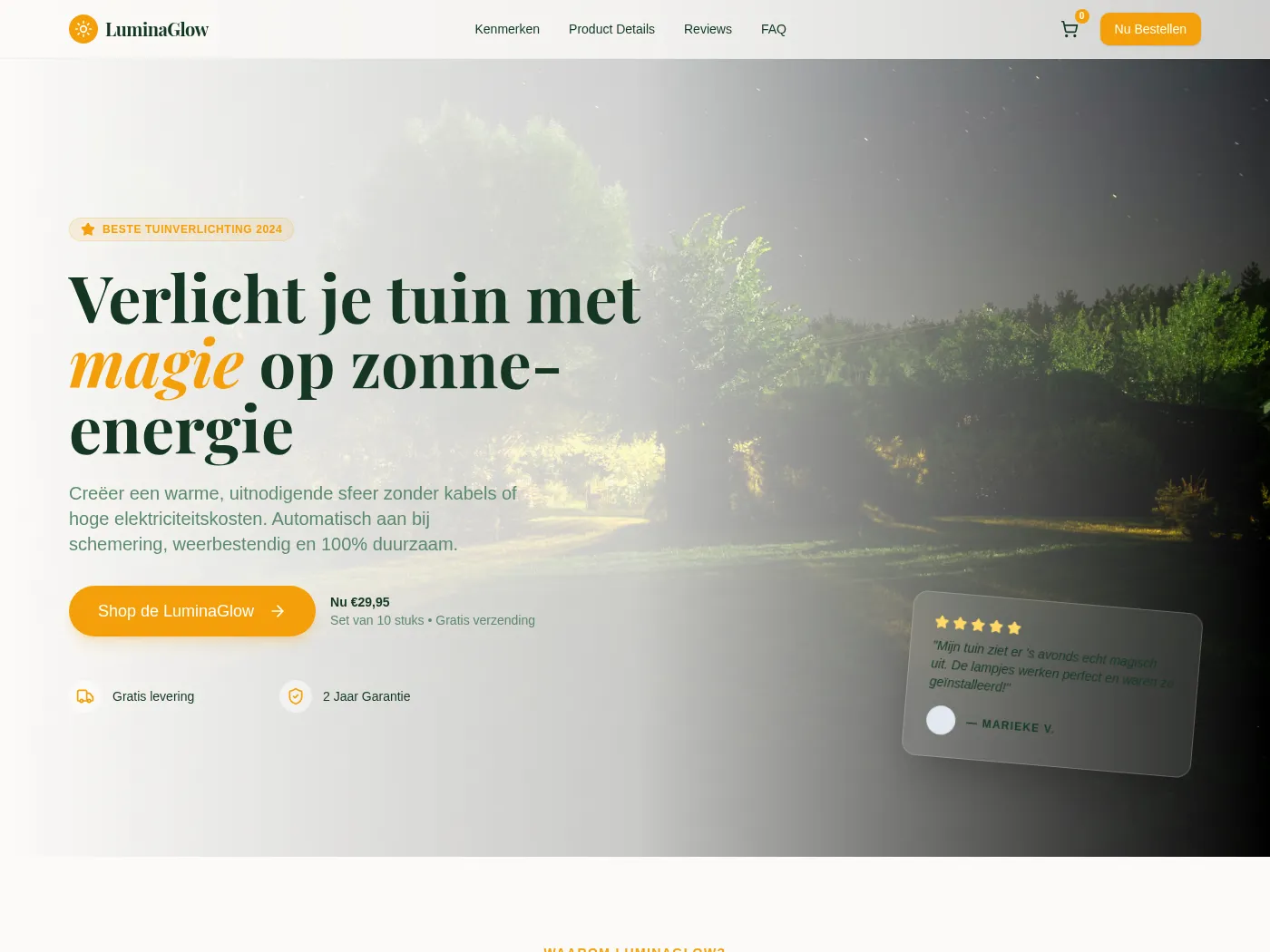 Shopify One-Product Webshop