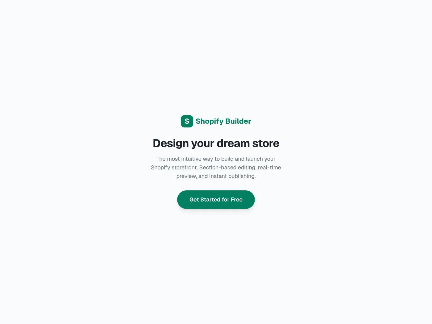 Shopify Site Builder