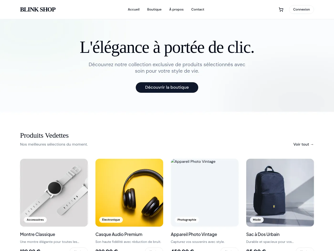 Shopify Storefront Starter