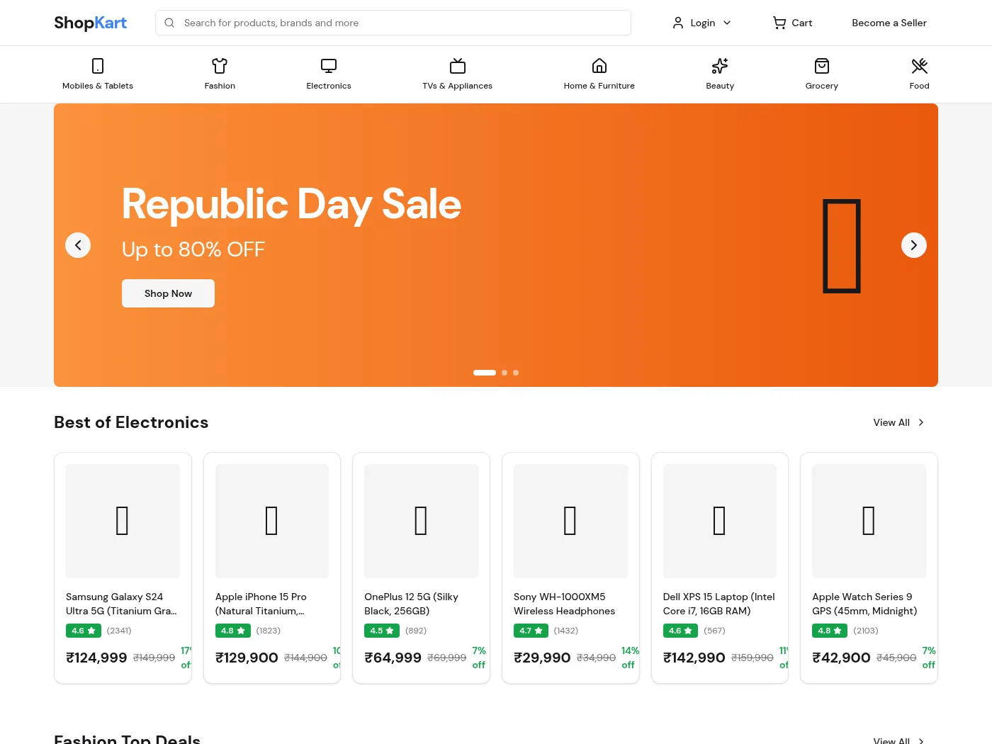 ShopKart Marketplace