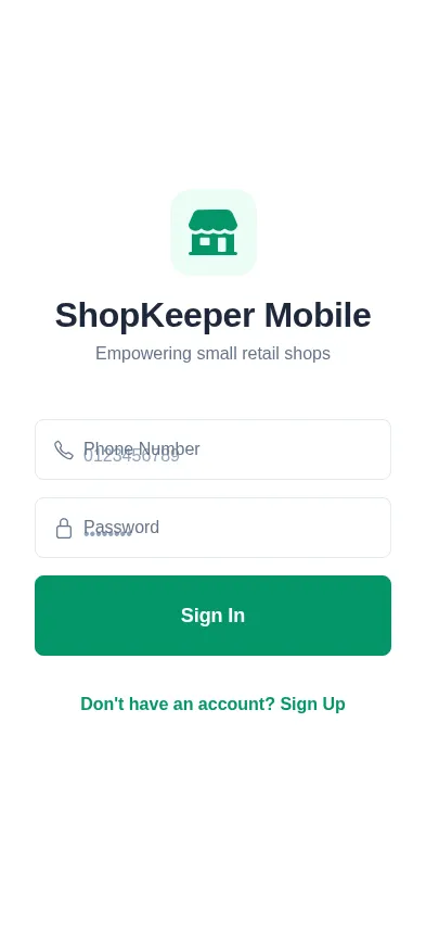 ShopKeeper Mobile