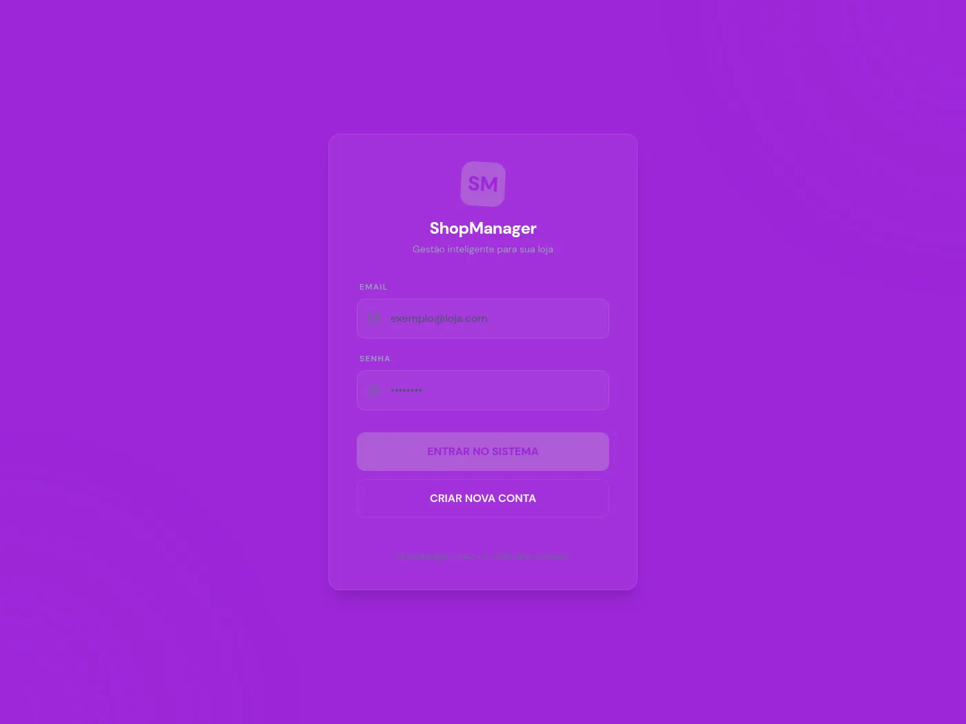 ShopManager Prototype