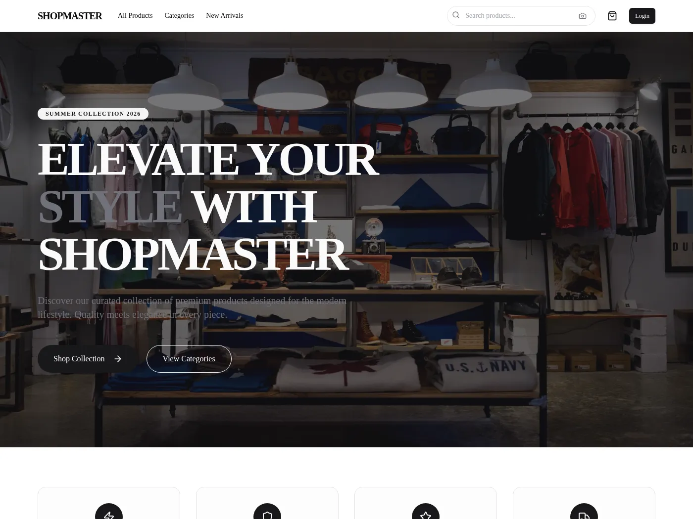 ShopMaster E-Commerce Suite