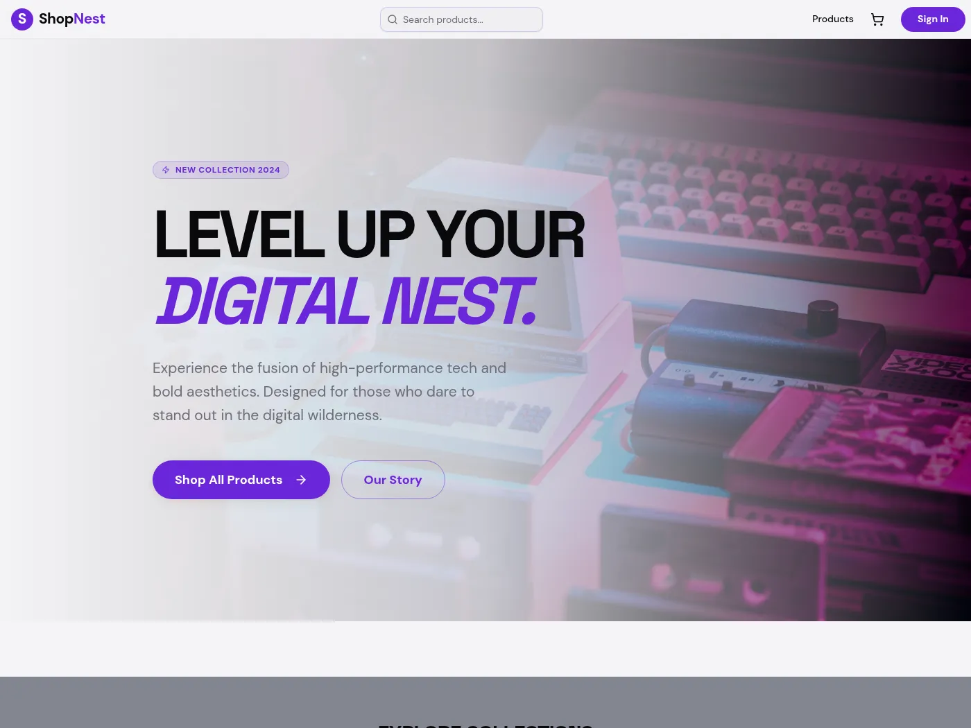 ShopNest Online Store