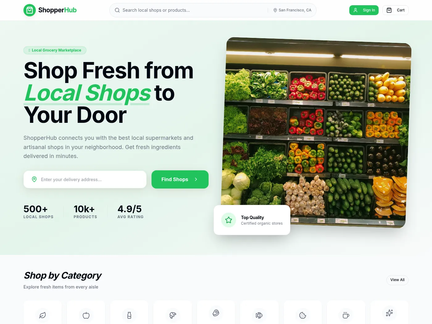 ShopperHub Marketplace