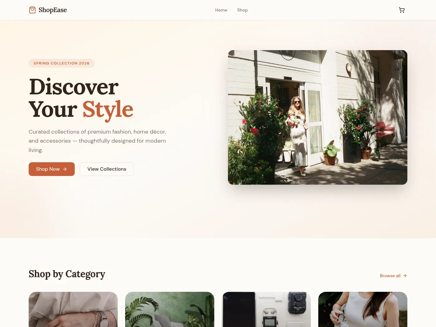 ShopEase Website