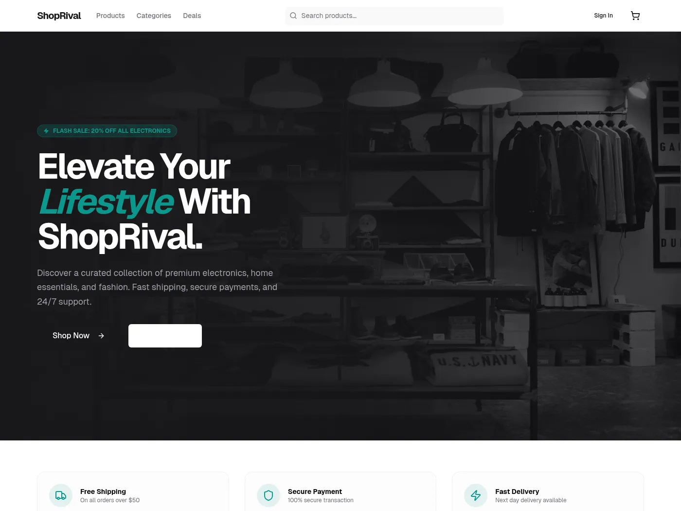 ShopRival E-Commerce