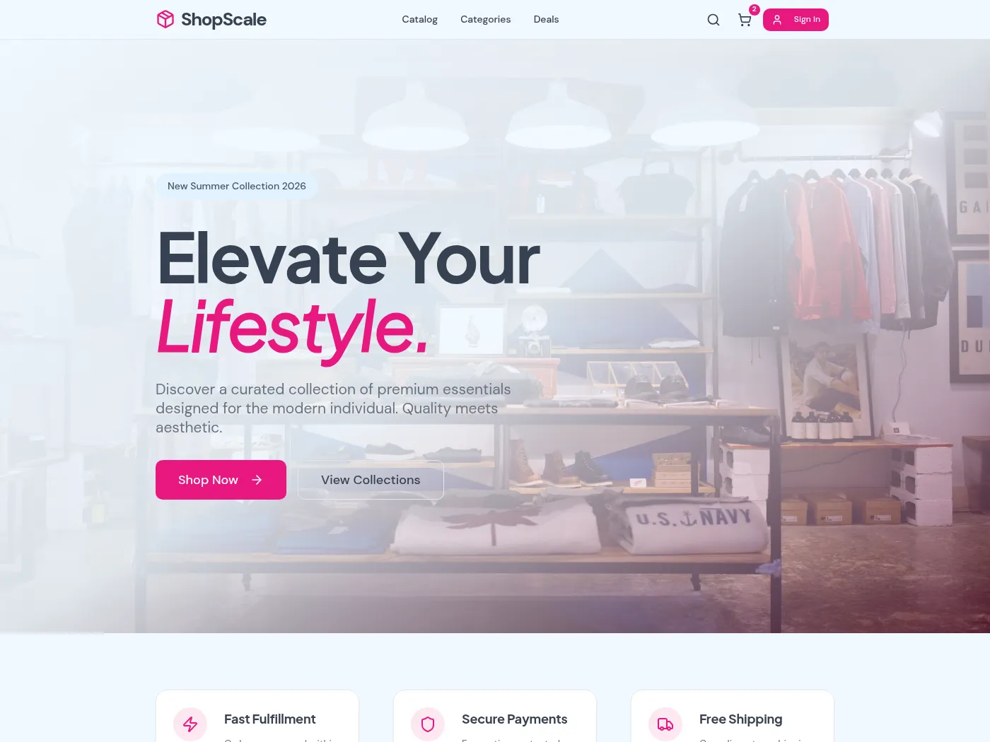 ShopScale Dropshipping Platform