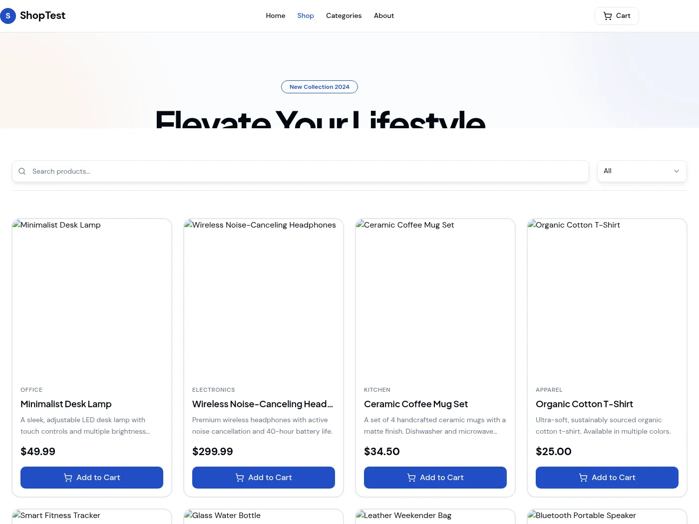 ShopTest E-Commerce