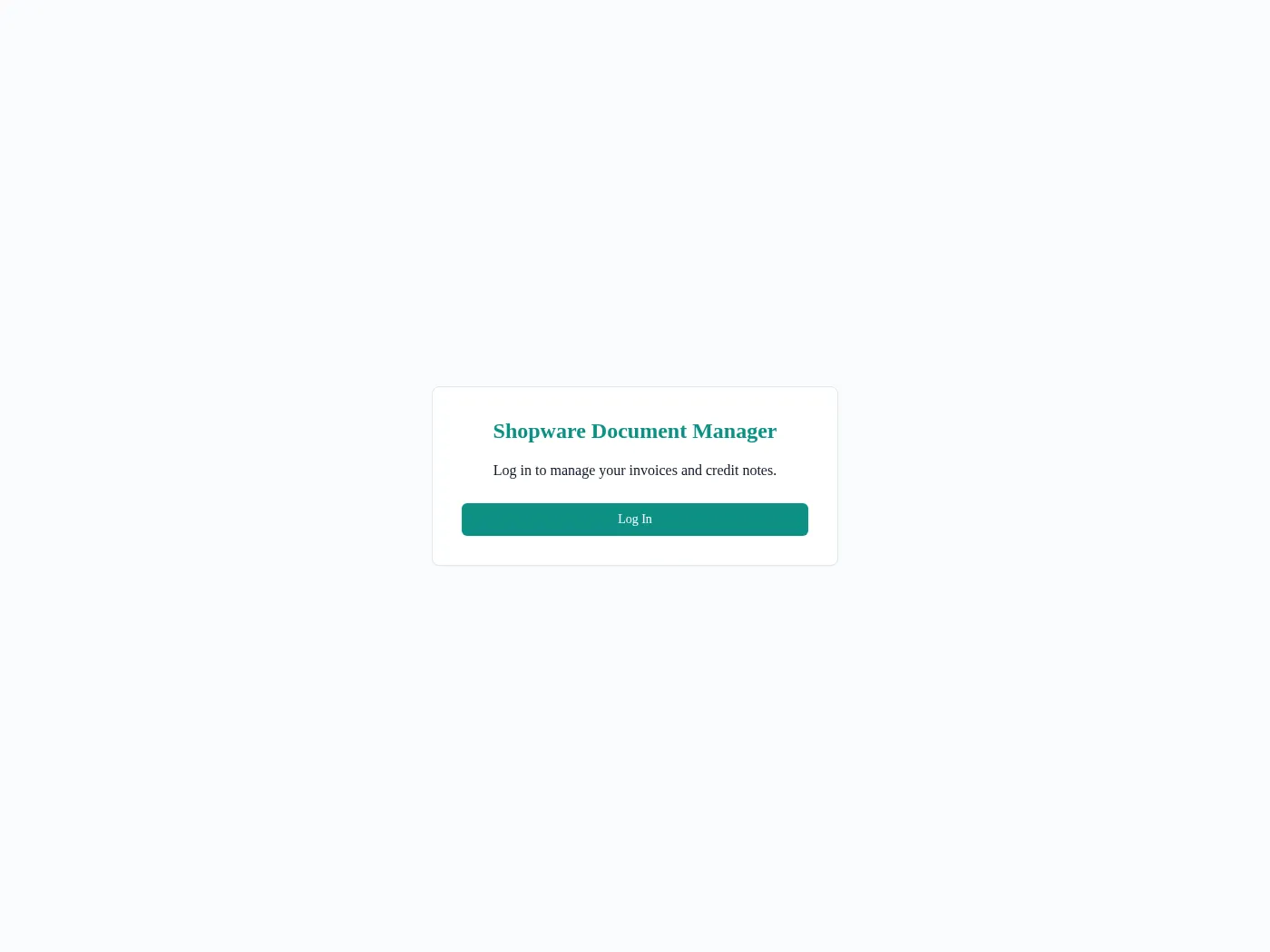 Shopware Document Uploader