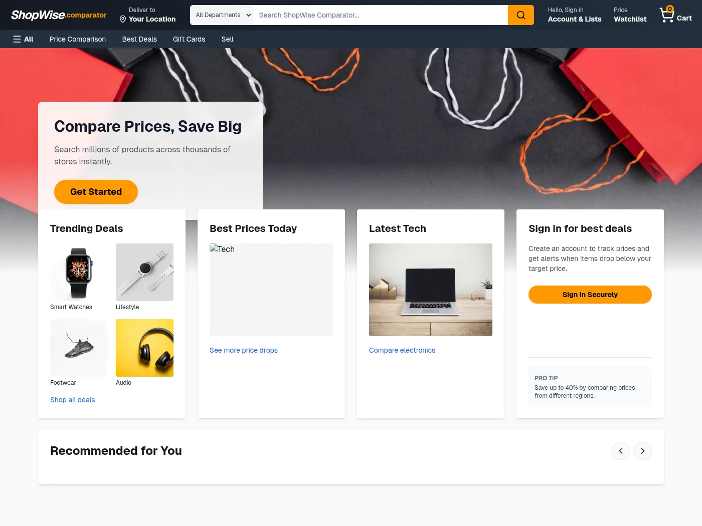 ShopWise Comparator