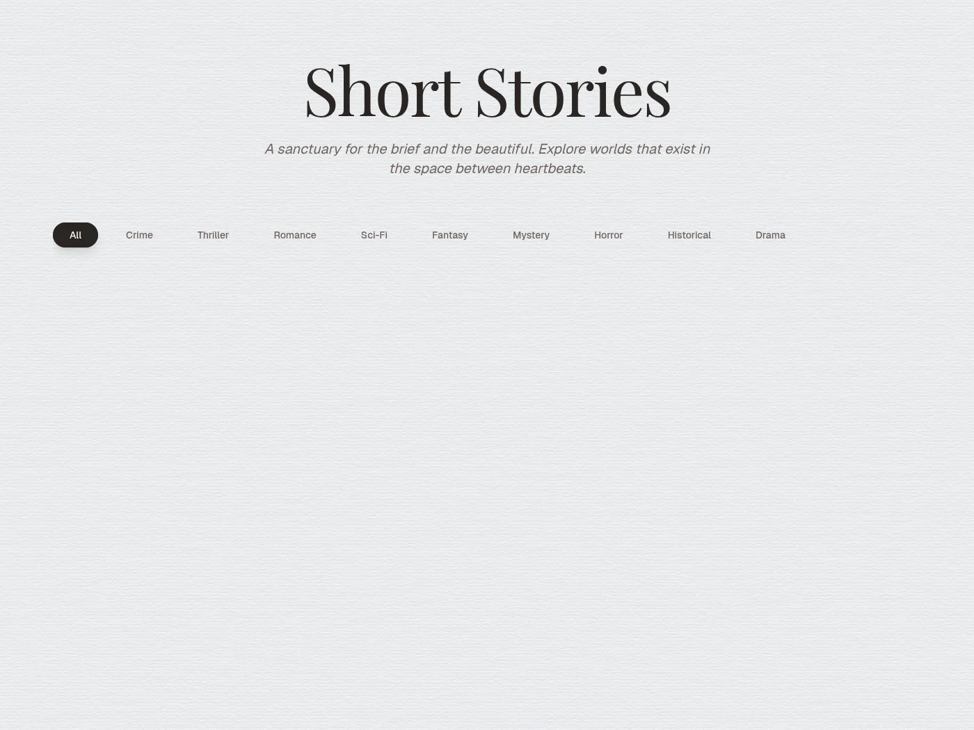 Short Stories App