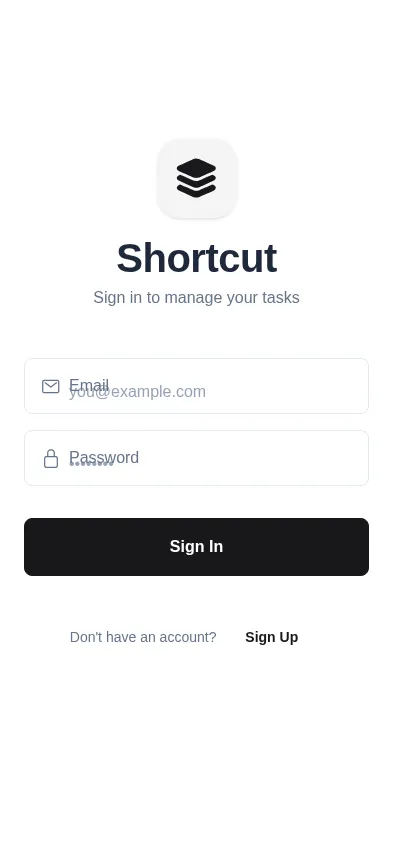 Shortcut Android Replica
