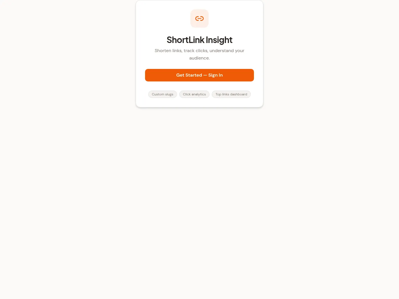 ShortLink Insight
