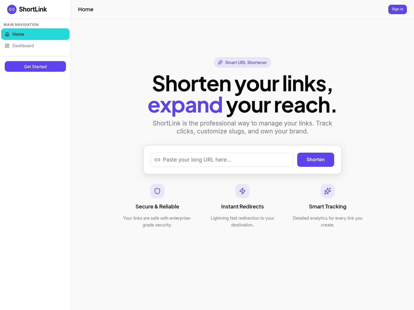 ShortLink Web