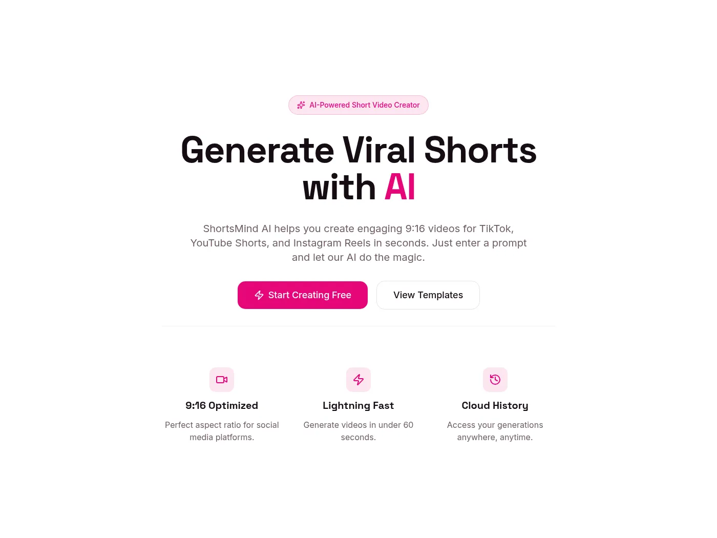 Shorts AI Video Maker