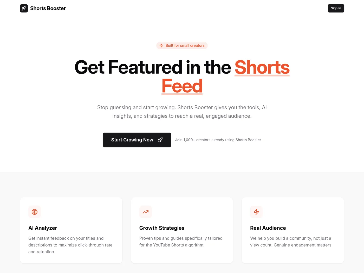 Shorts Booster